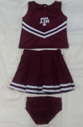 Cheer outfit set with bloomers