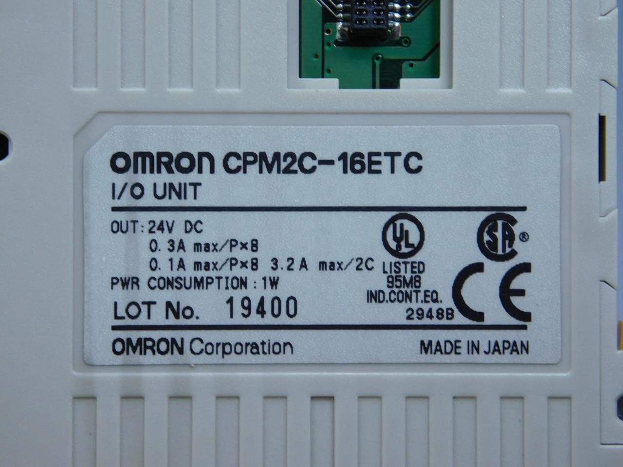CPM2C-16ETC Omron CPM2C-16ETC Input/Output Unit