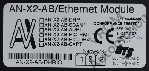 Surplus ProSoft AN-X2-AB-DHRIO / Ethernet Bridge Data Highway Plus ...
