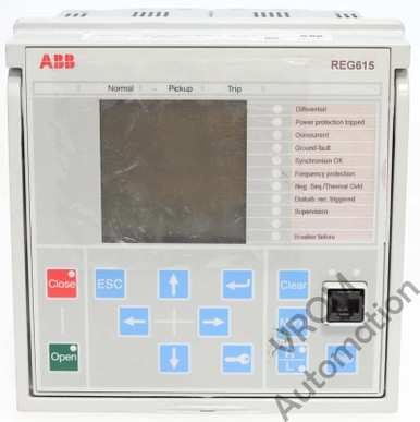*READ* ABB REG615A_1G ABB REG615 GENERATOR PROTECTION AND CONTROL RELAY ...