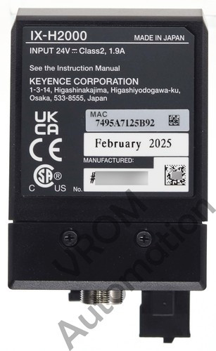 Surplus Keyence IX-H2000 Image Based Laser SensorS - VROM Automation