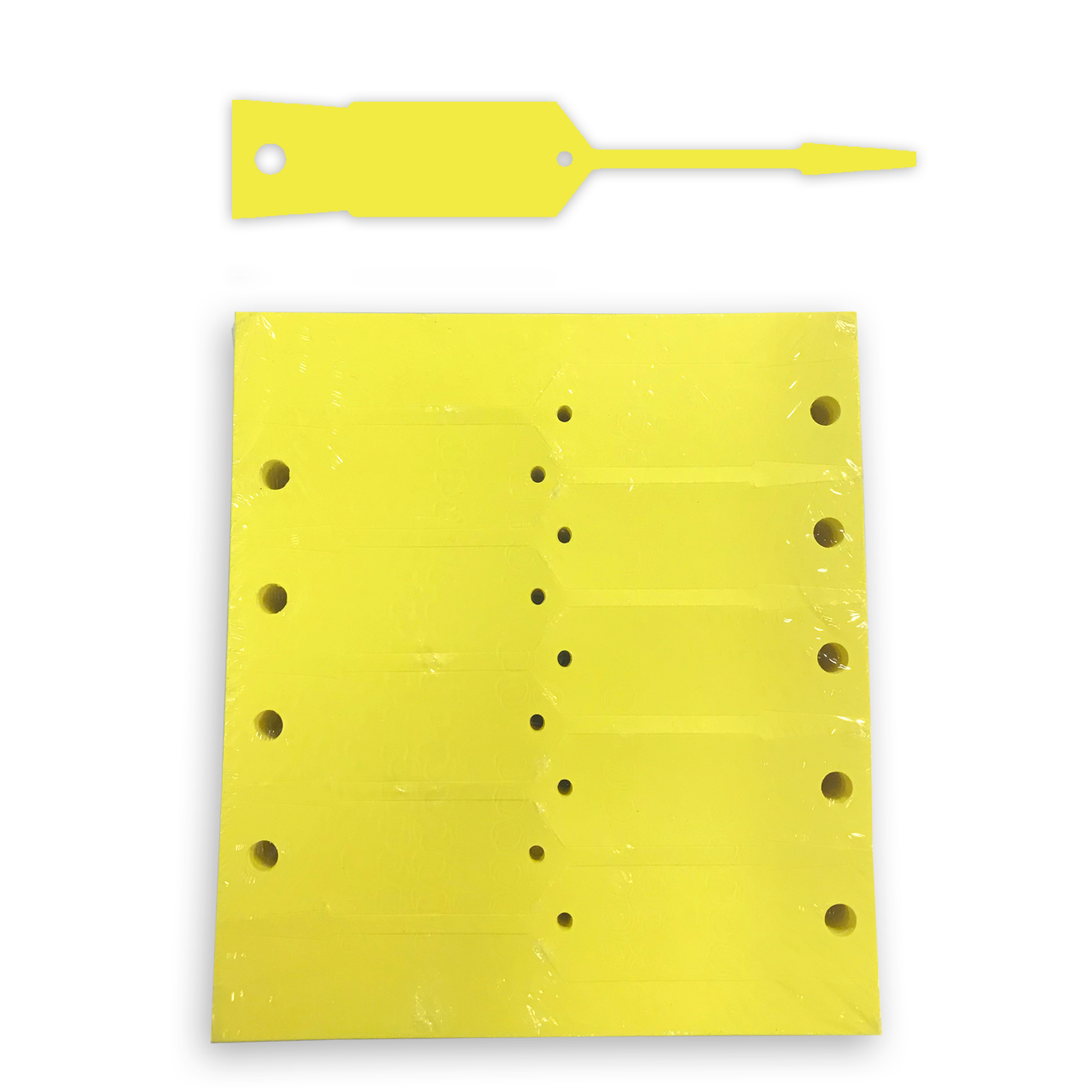 Plastic Service Key Tags