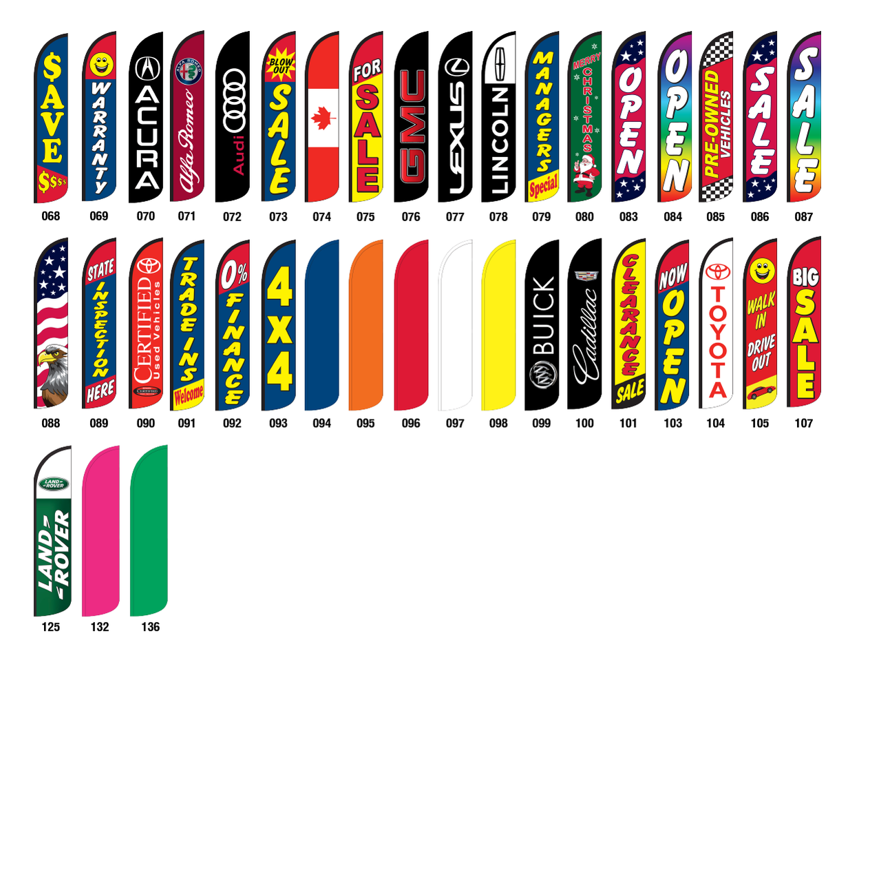 Wind Free Flag Kit - Wheel Base
