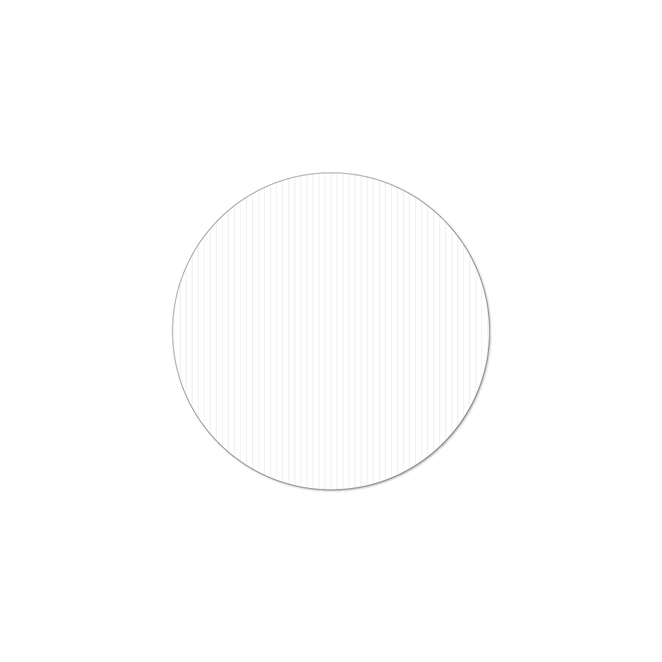 Blank Circle - Corrugated Plastic
