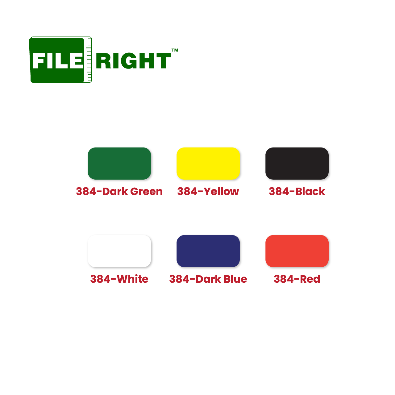 File Right Blank Labels - Rolls
