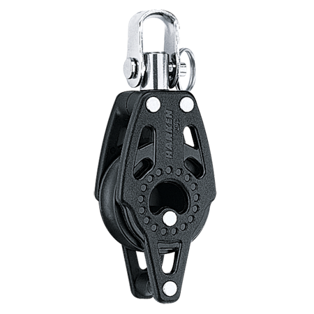 Harken 29mm Single Swivel Carbo Block w/Becket - SailingBits