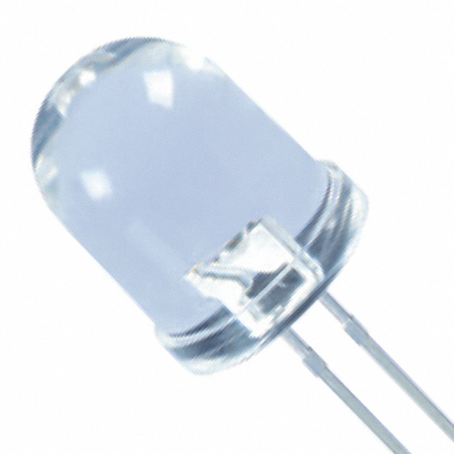 SBS4DCC 10-pk 10mm Round Warm White LED w/ 1k ohm Resistors