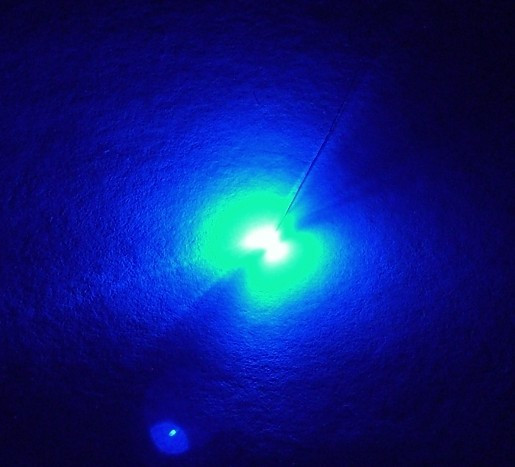 SBS4DCC 4-pk 0805 SMD Blue LED w/ 1k ohm Resistors