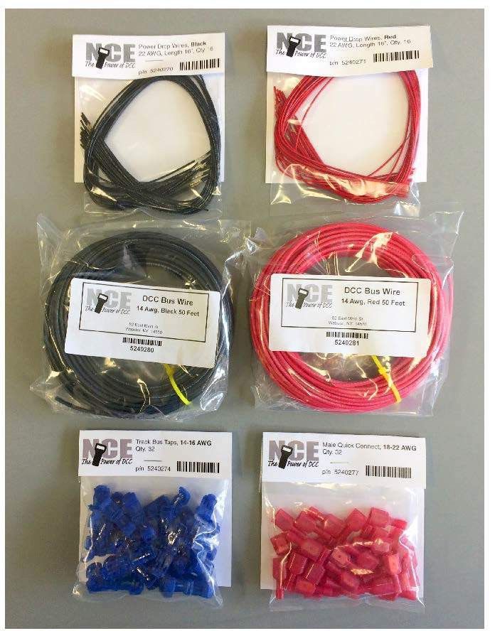 NCE DCC Layout Wiring Kit - 100ft DCC Power Bus