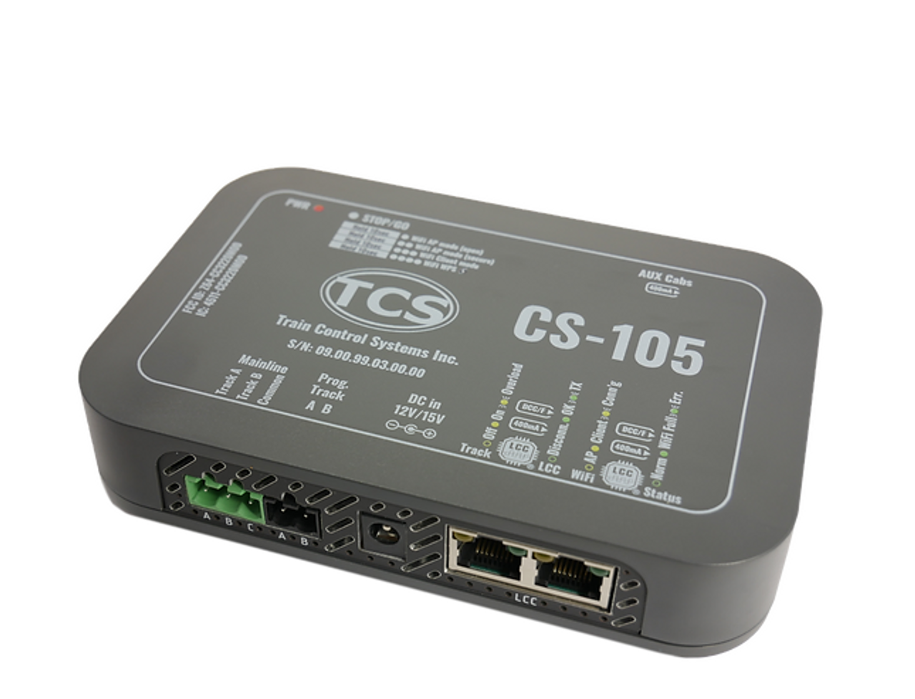 TCS CS-105 DCC & LCC Command Station - 15V Power Supply