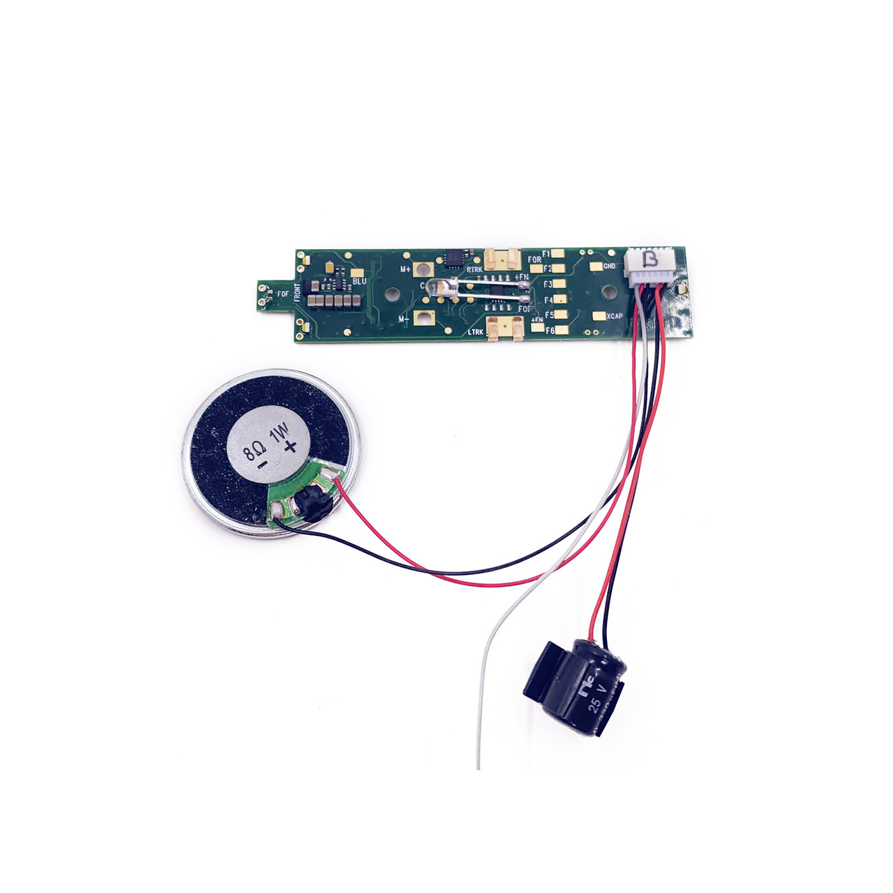 Digitrax SDXH187K1B Series 7 DCC Sound Decoder - HO Drop-in Board for ...