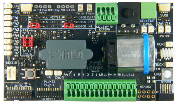 ZIMO MSTAPG DCC Decoder Test and Connector Board - Large Scale