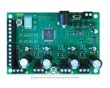 NCE DCC "Q-Snap" Quad Twin Coil Stationary Switch Decoder