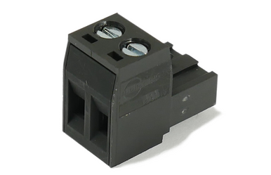 TCS CS-105 -TB2P-B - 2-Pin Terminal Block (Black)