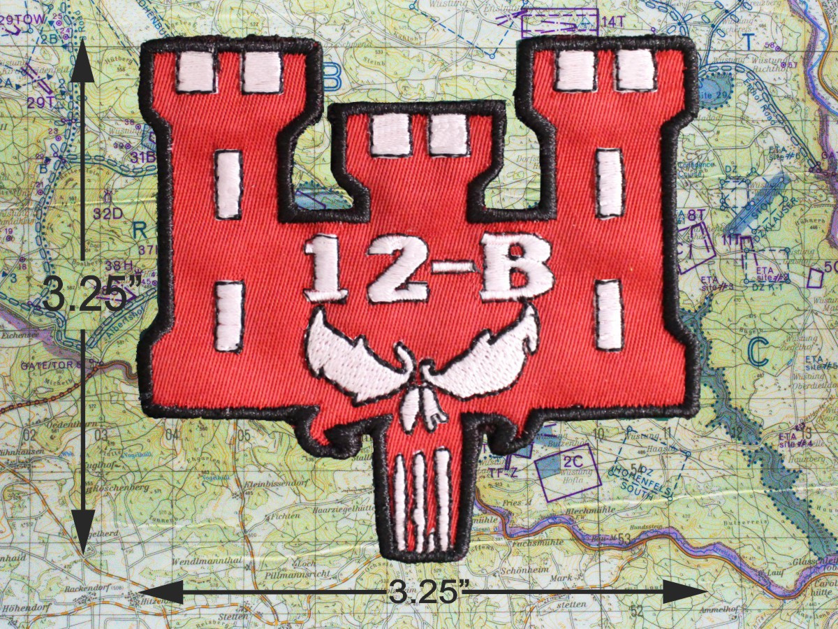 12 Bravo Skull Patch B3