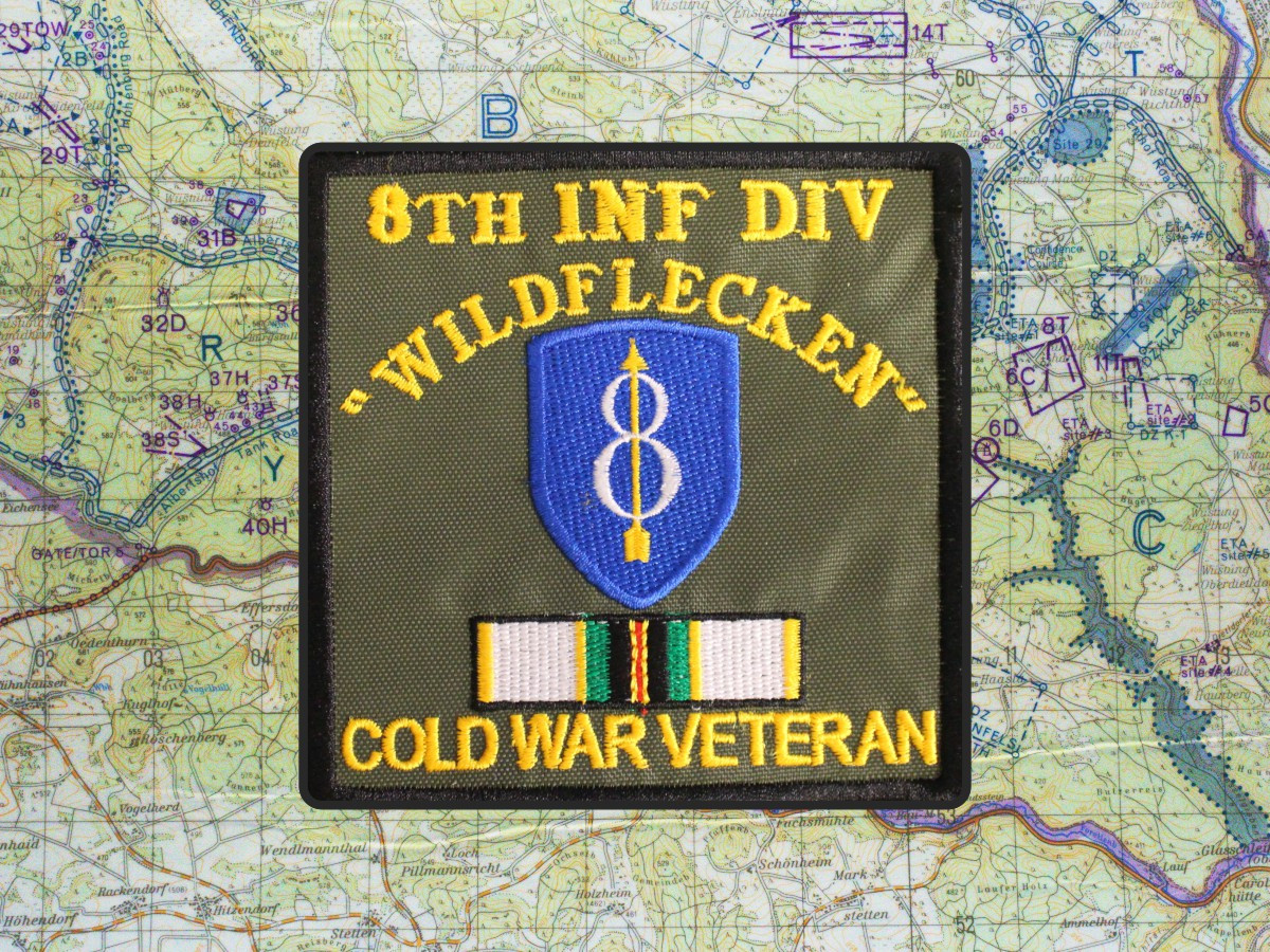 8th ID Cold War Veteran Patch Wildflecken Hawk B16
