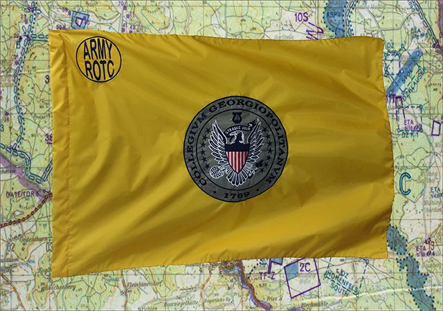 ROTC Flag Embroidery Applique Option