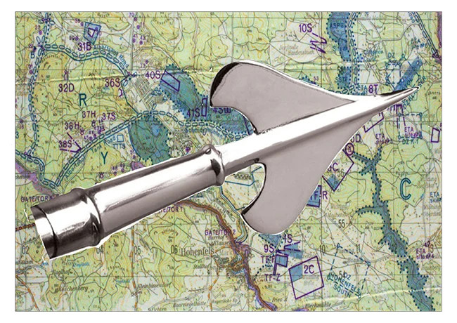 Replacement Chrome Guidon Spear