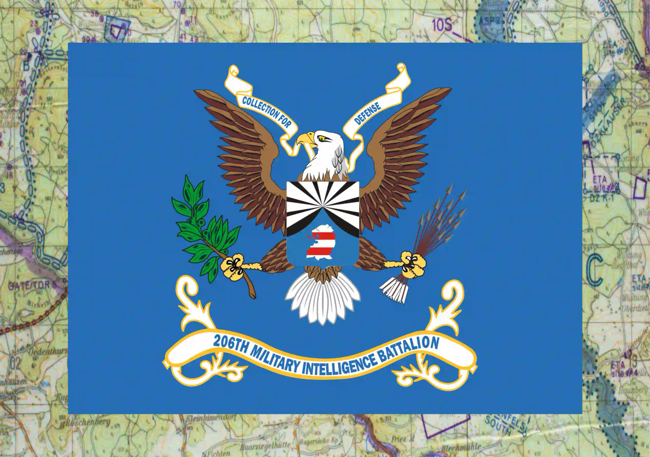 206th Military Intelligence Battalion Flag