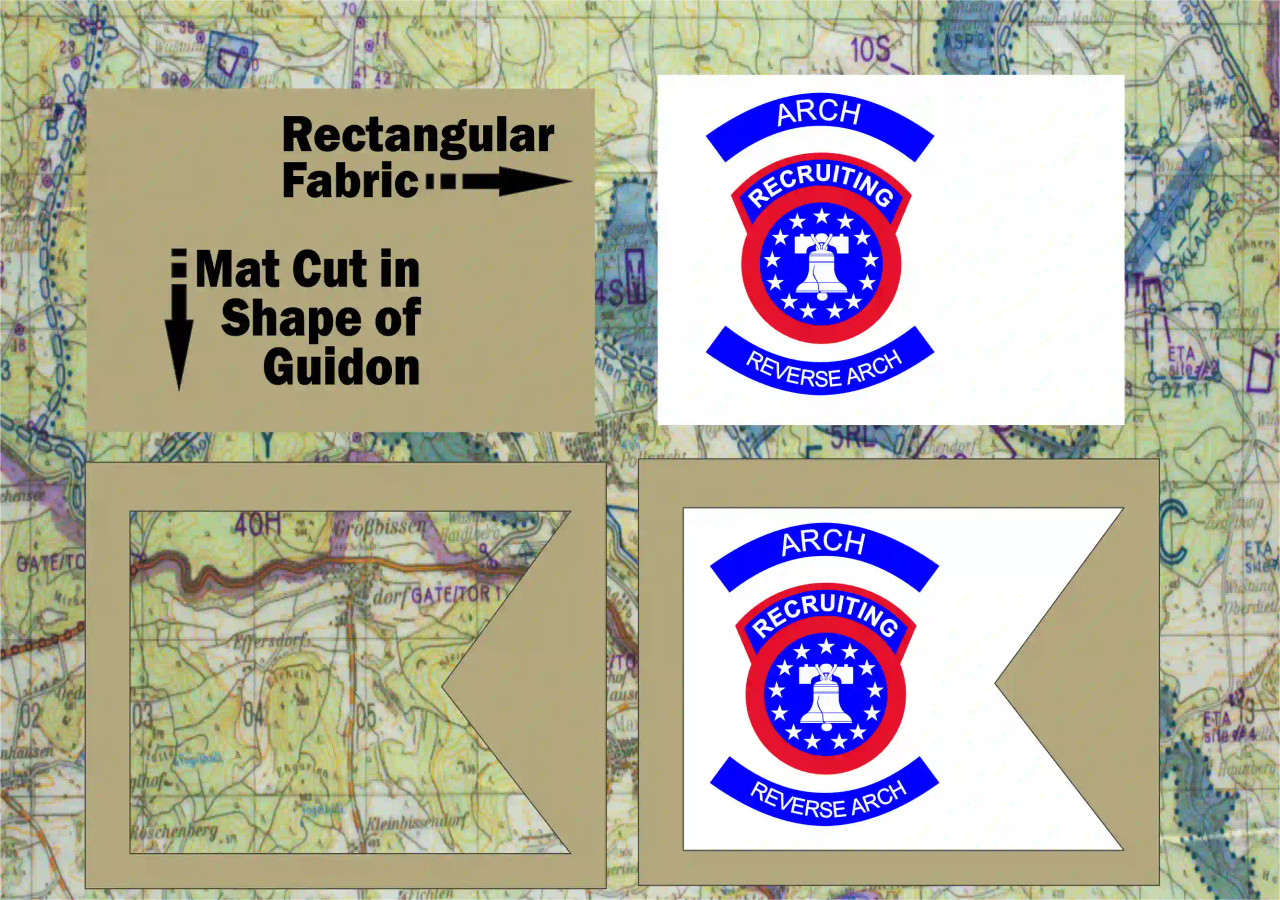 Army Recruiting Mini Guidon