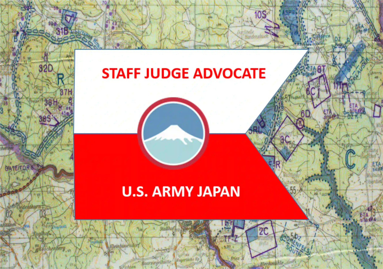 U.S. Army Japan Staff Judge Advocate Guidon