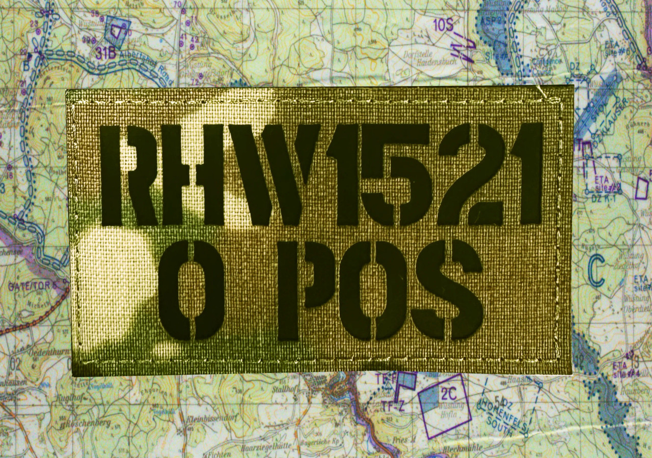 IR Roster Number Reflective Patch