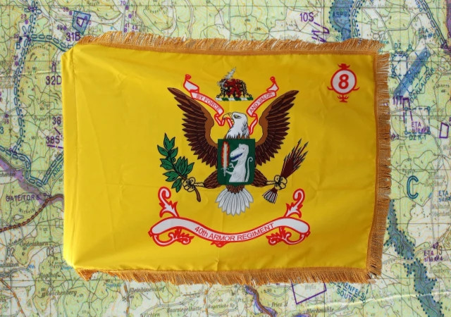 8th Battalion 40th Armor Regimental Flag Digital Print