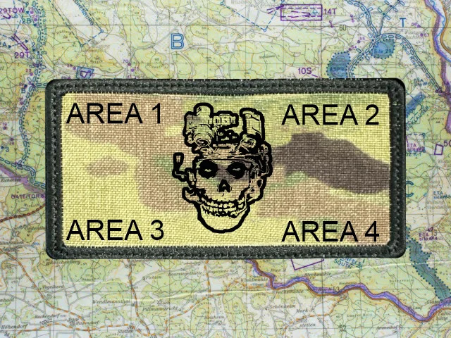 Skull Operator Flak Plate Carrier Patch