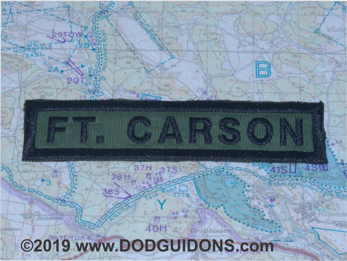 FT. Carson B11 - DODGuidons Flags and Streamer