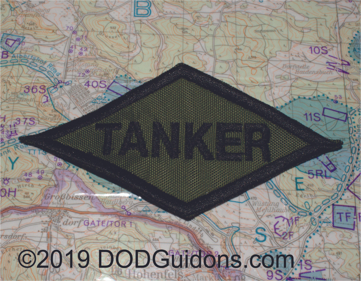 Tanker Diamond Tab Patch B5 - DODGuidons Flags and Streamer