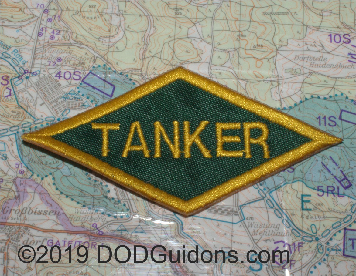 Tanker Diamond Tab Patch B5 - DODGuidons Flags and Streamer