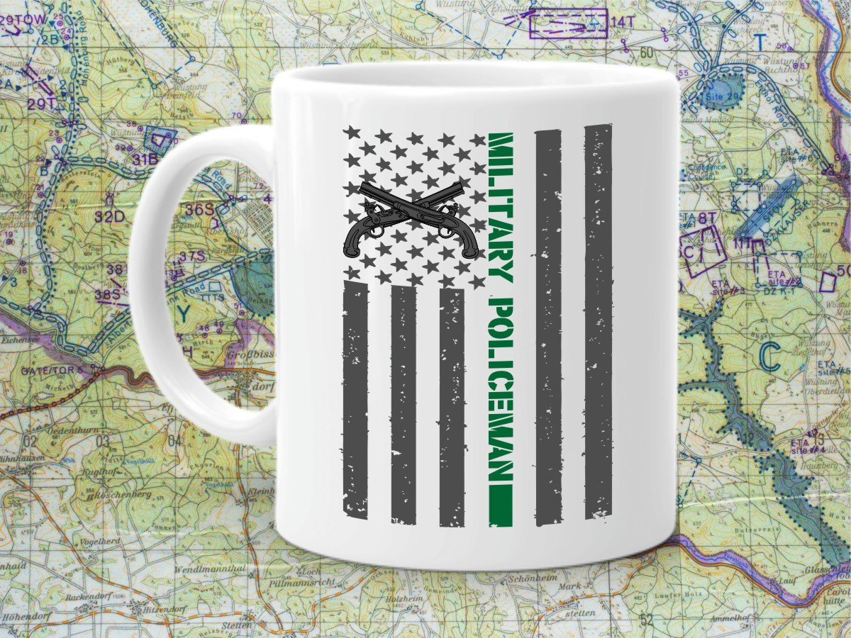 Military Policeman Flag Coffee Mug