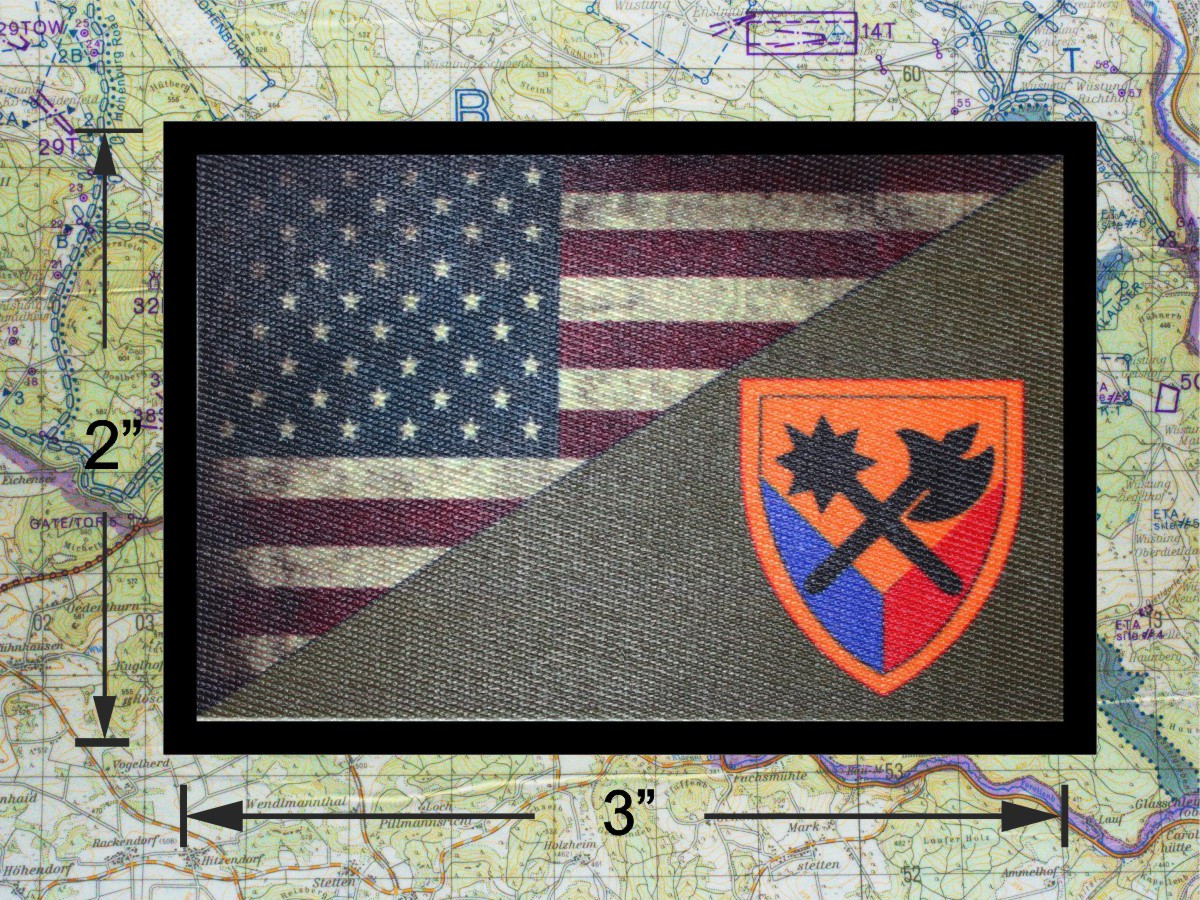 194th Armored Brigade USA Flag Morale Patch