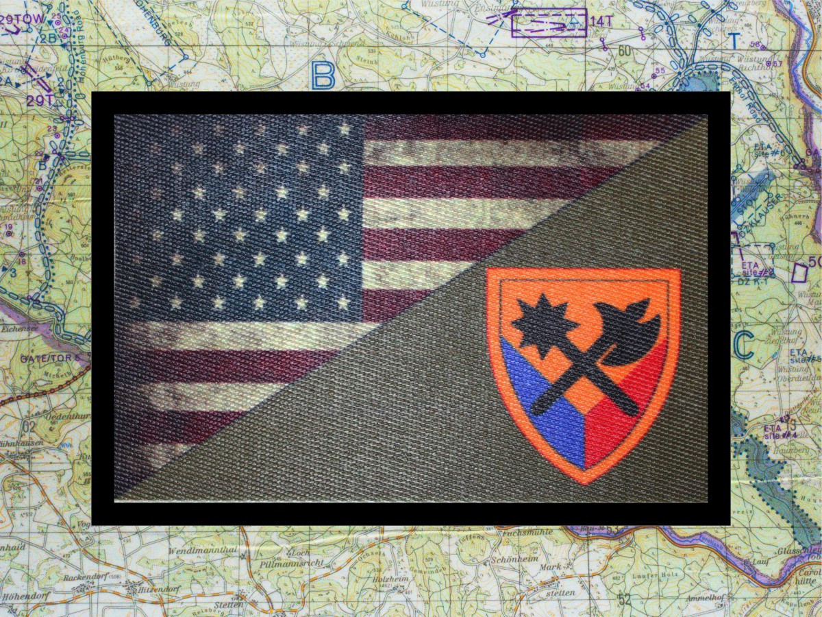 194th Armored Brigade USA Flag Morale Patch