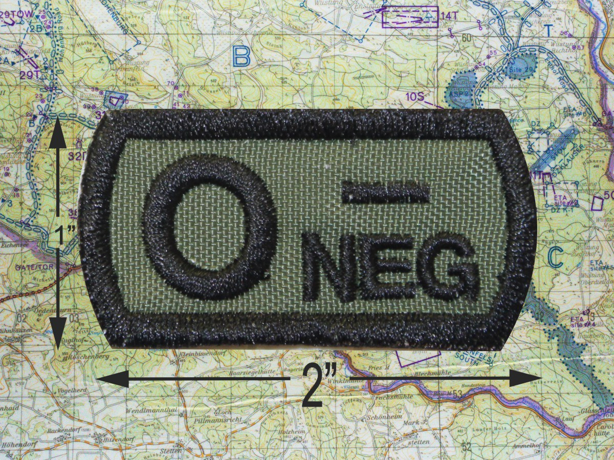 Blood Type Tactical Patch B7