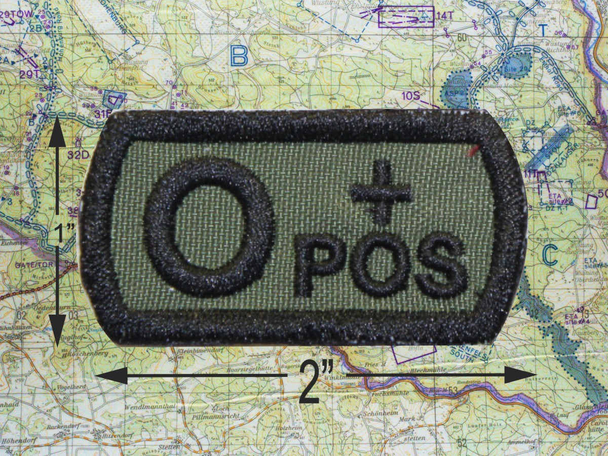 Blood Type Tactical Patch B7