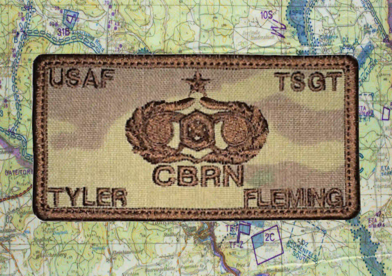 Air Force Emergency Management Flak Plate Carrier Patch