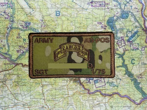 Identification Patch/Tag with Fastener For USMC Military Flak Jacket