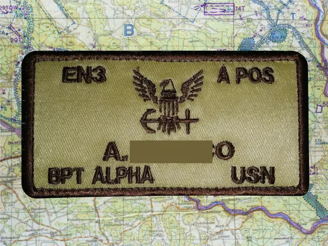 US Navy Surface Warfare Nurse Flak Plate Carrier Patch