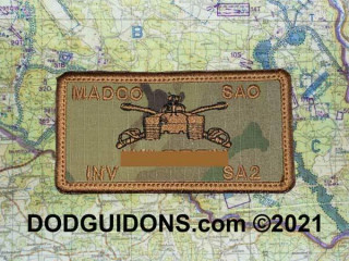 Identification Patch/Tag with Fastener For USMC Military Flak Jacket