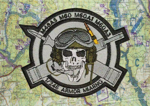 Skull Tank Commander Patch