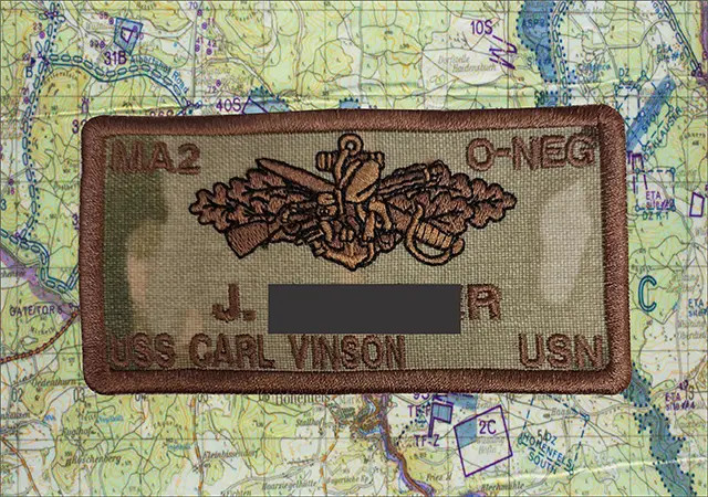 SeaBee Warfare Flak Plate Carrier Patch