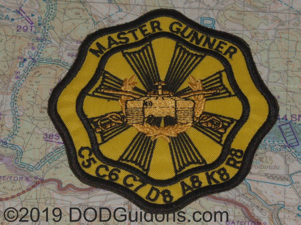 Bradley Master Gunner Patch B4 - DODGuidons Flags and Streamer