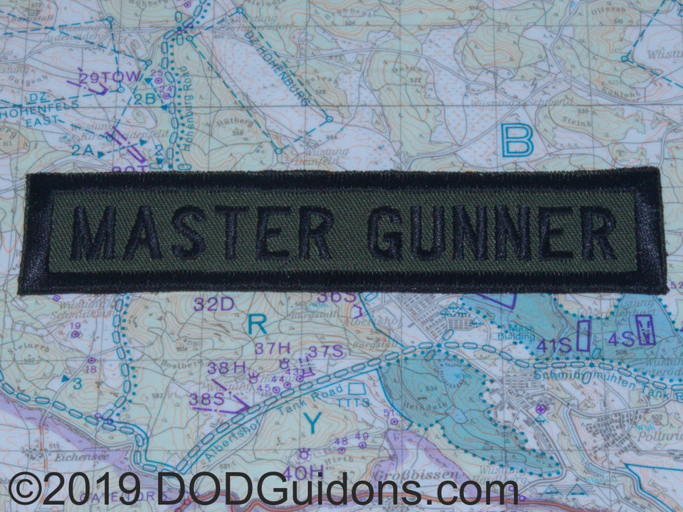 Master Gunner Patches