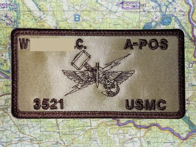 USMC Name Tapes & Patches | Custom Marine Corps Embroidered Patches ...