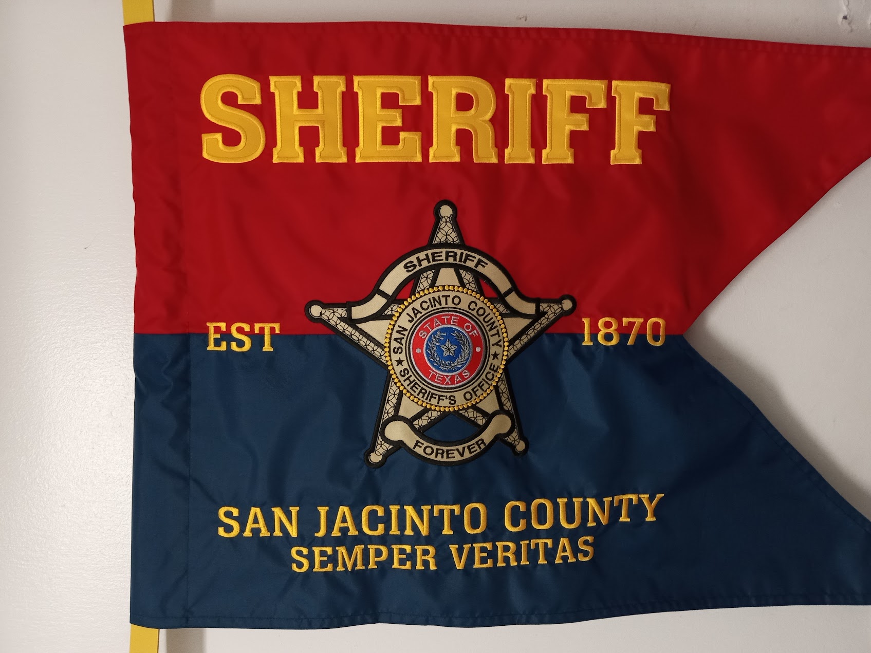 San Jacinto Sheriff's Office Guidon - DODGuidons Flags and Streamer