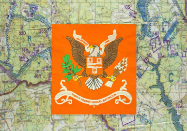 34th Signal Regimental Flag