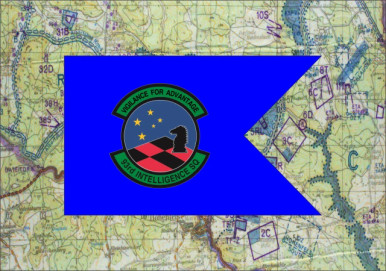 Air Force 93rd Intelligence Squadron Full Size Double Side