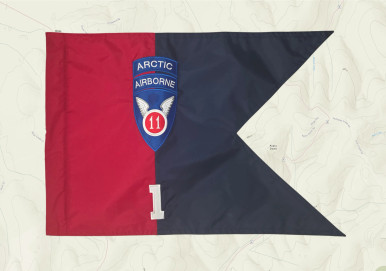 11th Airborne Arctic Brigade Guidon (Regulation) | AR 840-10 Army ...