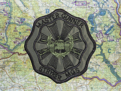 OD Stryker MGS Master Gunner Patch